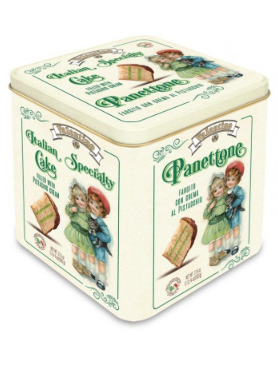 Valentino Кулич с Фисташковым Кремом 500 г Жестяная банка