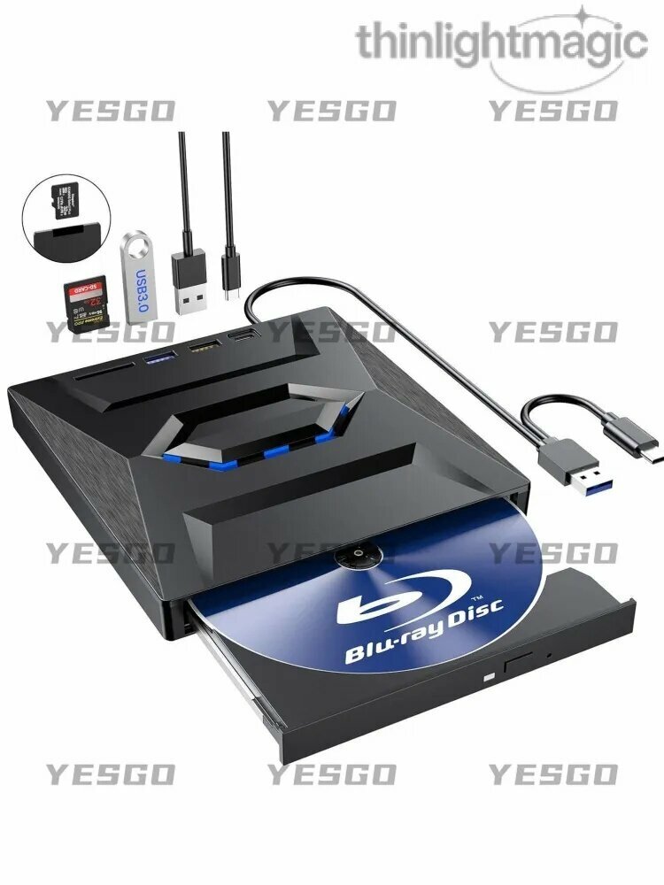 Внешний привод Blu-Ray, устройство записи/ чтения Bluray Player