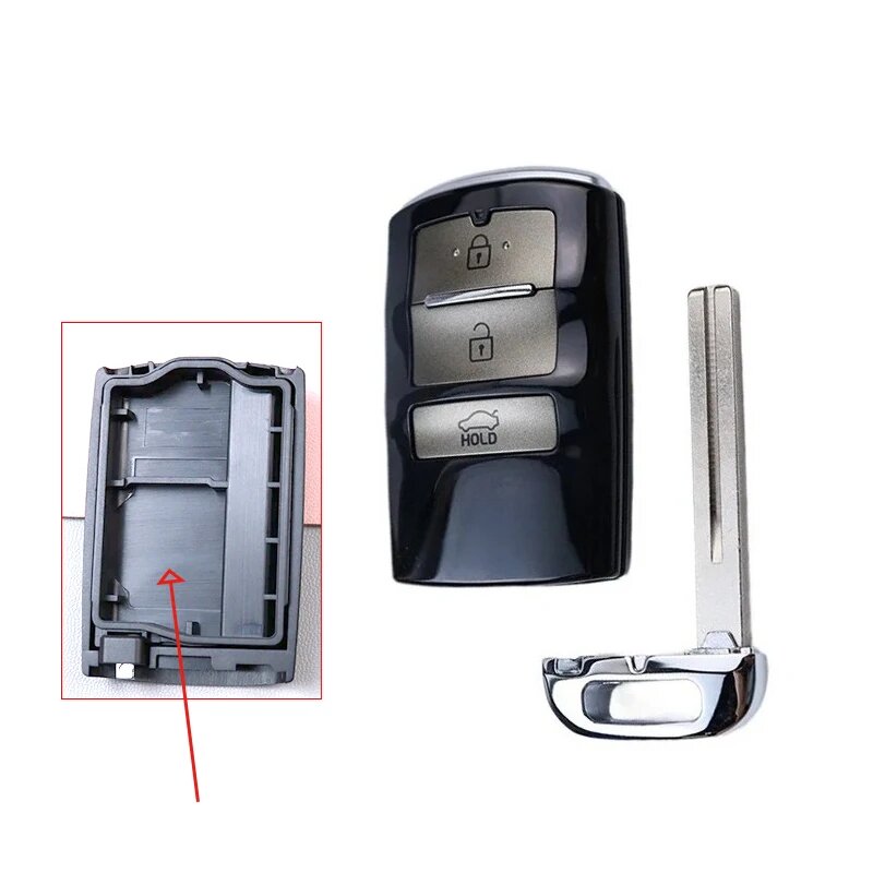 Корпус автомобильного брелока для Kia Cadenza K9 K7 K4 K04 K-04 Sorento K900 и 3BT with ToY04 blade