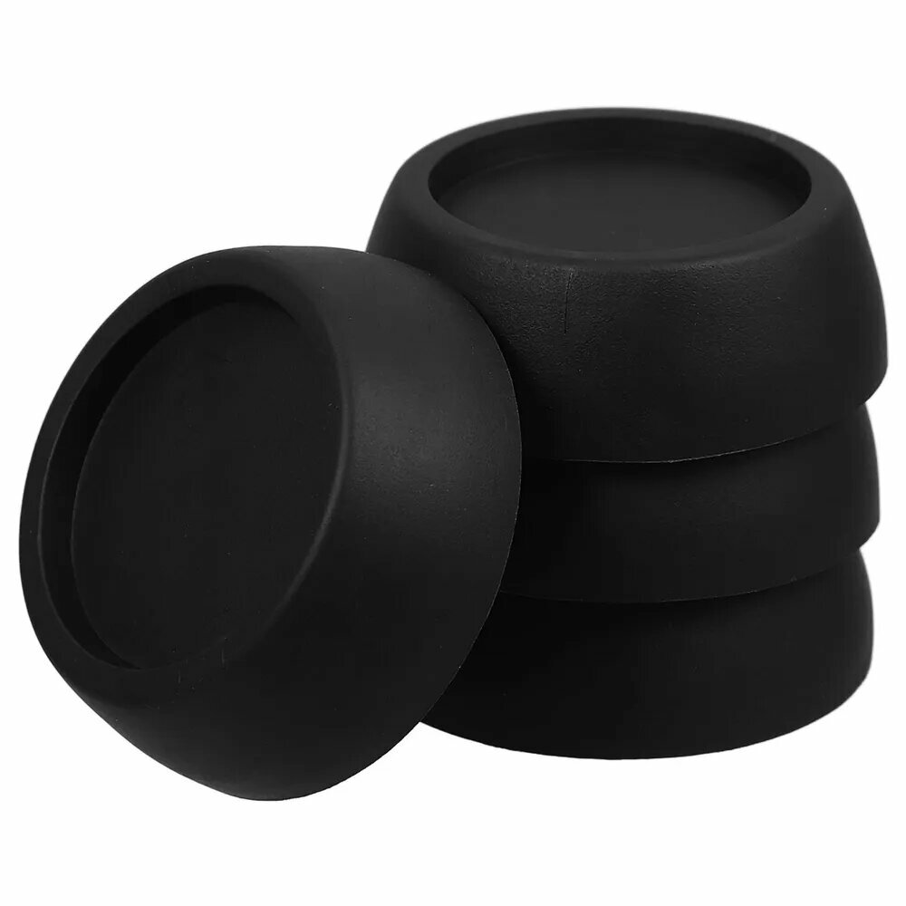 Набор из 4 противоскользящих резиновых накладок для мебели, черные, для дома