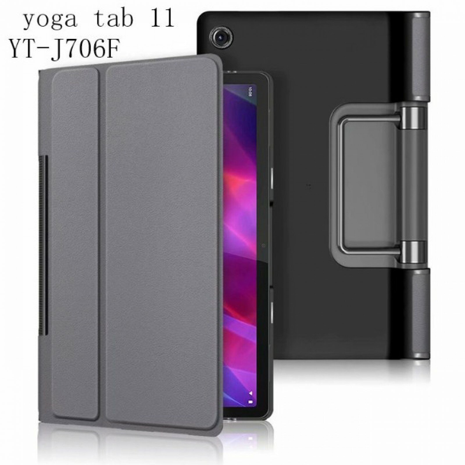 Защитный чехол MyPads для планшета Lenovo Yoga Tab 11 (YT-J706F) 2021 серый прочный