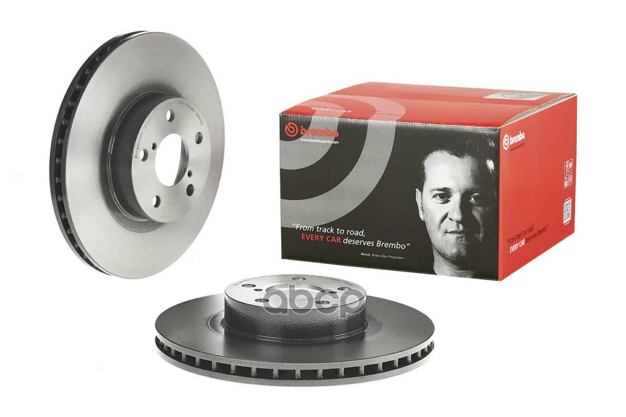 Диск тормозной SUBARU FORESTER 97-/IMPREZA 94-/LEGACY 03- передний вент. Brembo арт. 09.5674.21
