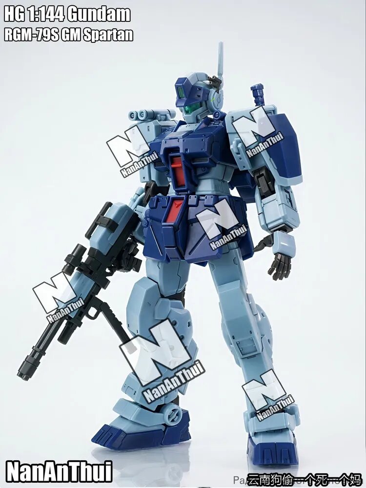 Сборная Игрушечная фигурка модель HG 1:144 Gundam RGM-79S GM Spartan, JIM, Высококачественная модель