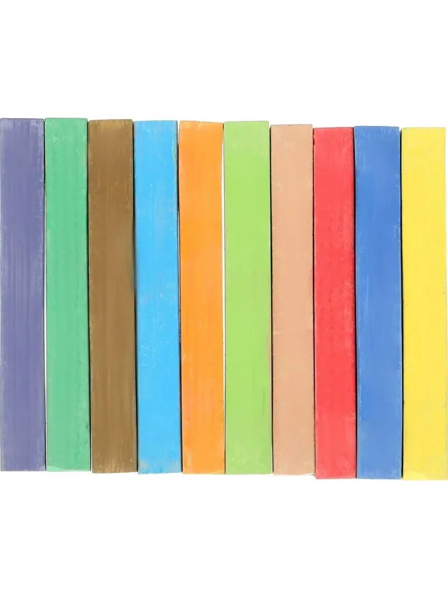 Набор мягких школьных мелков Гамма 10 цветов