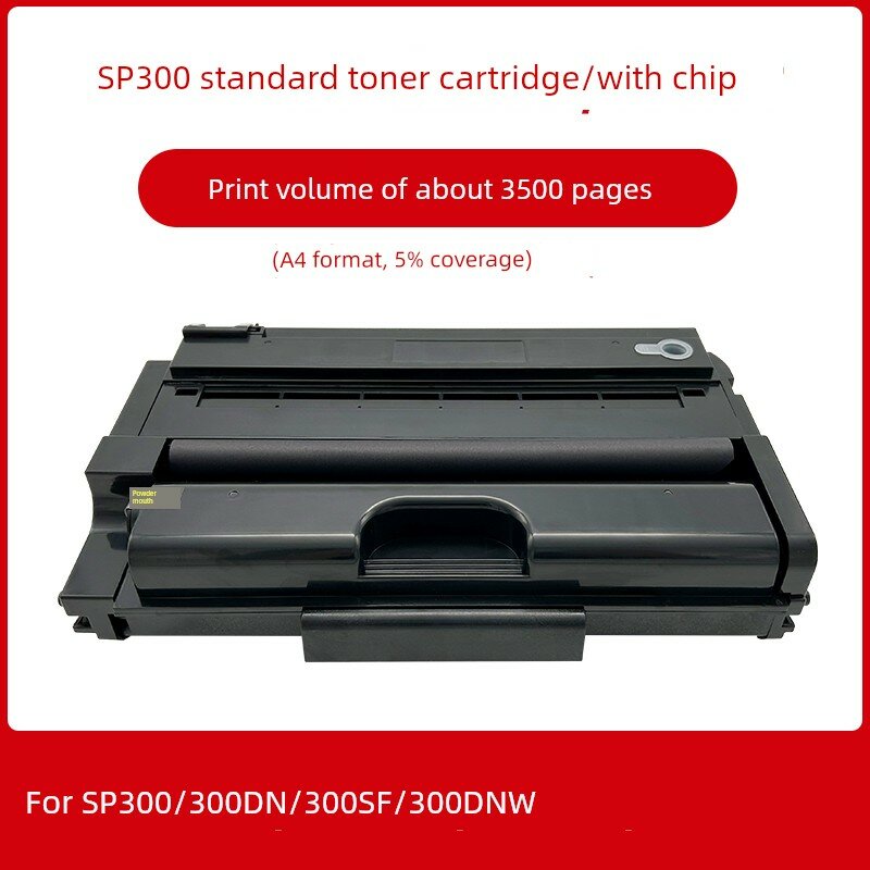 Стандартная тонер-картридж для серии Ricoh SP300, 3500 страниц, совместимый