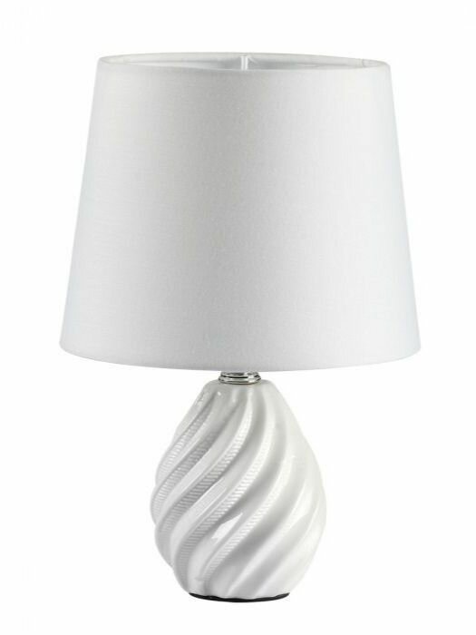 Лампа настольная белая с абажуром Lumion 8143/1T