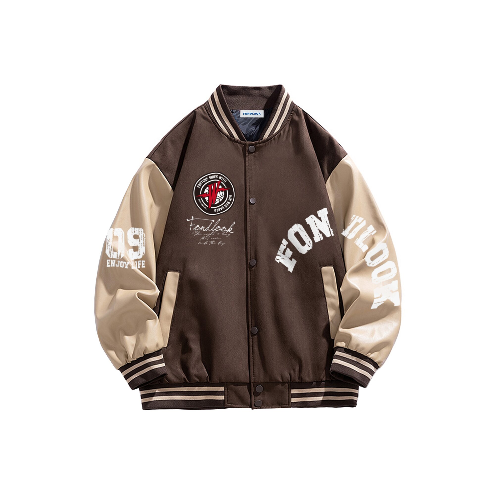 Куртка FONDLOOK, размер S, коричневый