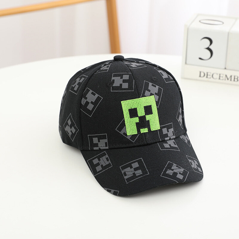 Городских образов JYL Кепка Детская Minecraft Крипер Солнцезащитная Хлопок