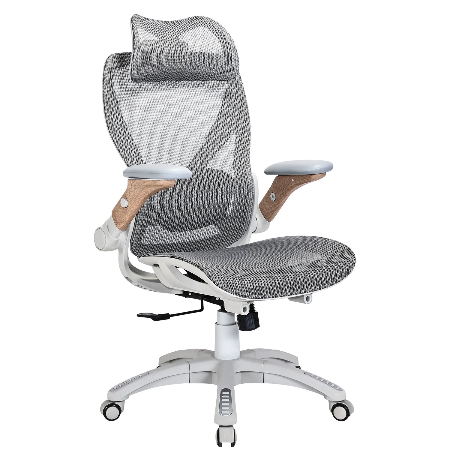 Кресло компьютерное ZONE 51 "X-PRIME ECO" эргономичное Gray / Wood