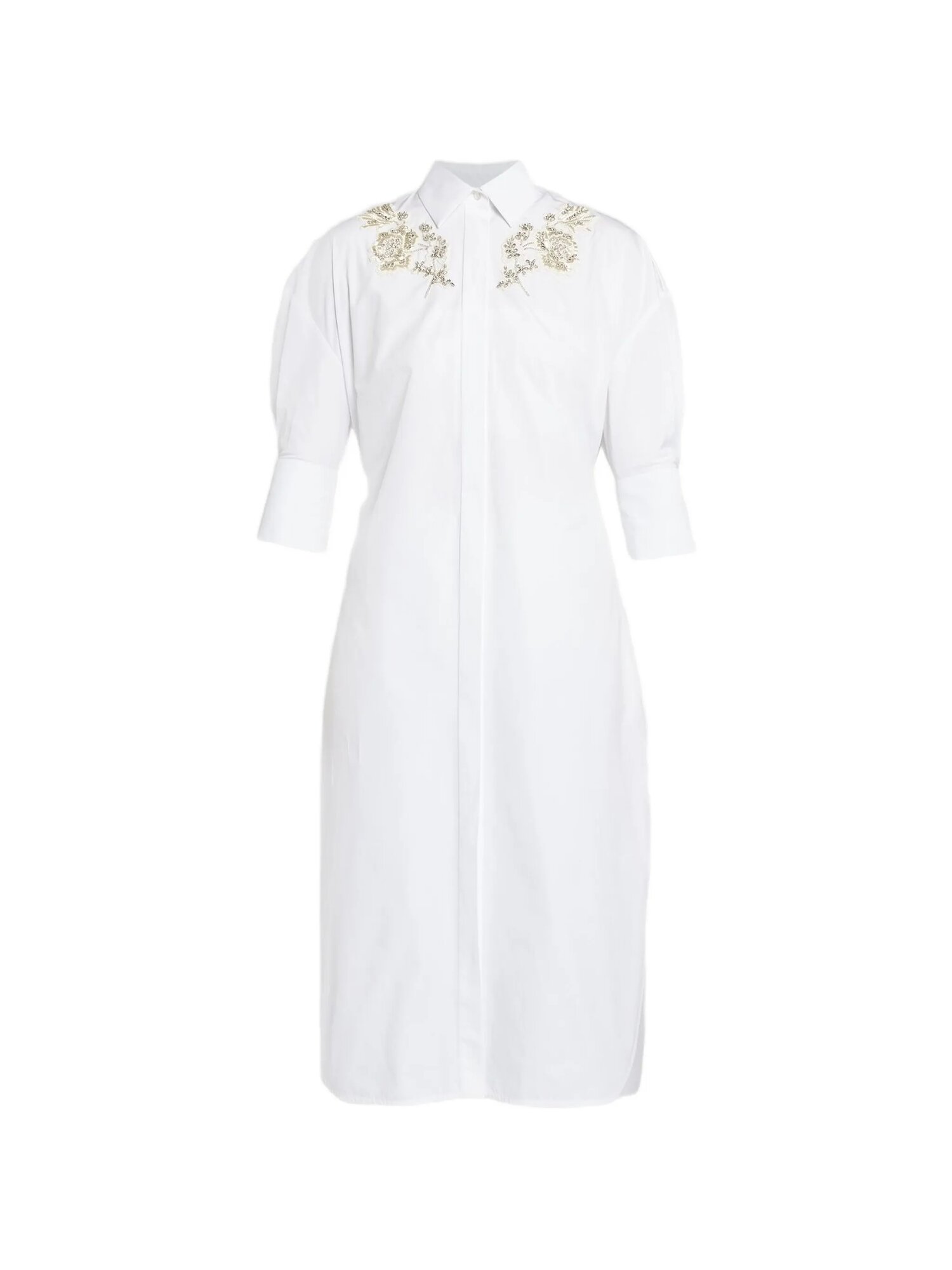 Платье Embellished shirt dress