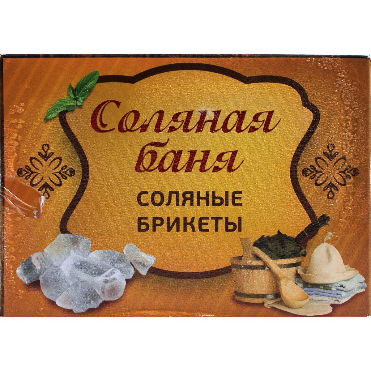Брикет для бани и сауны Соляная баня, 1.3кг