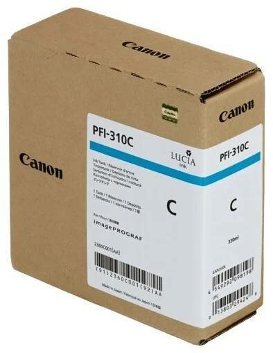 Картридж Canon PFI-310 C голубой 2360C001
