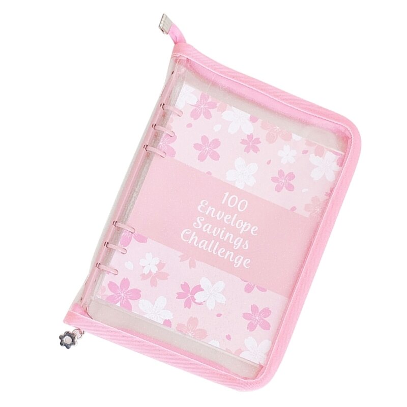 Бюджетный Связующий Набор с Прозрачными Связующими Карманами Бюджетный Связующий Планировщик Сберегательный Связующий Денежный Кошелек Конверт для Составления бюджета