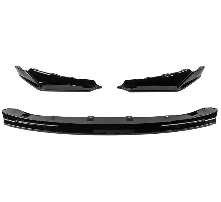 Блеск Черный передний бампер, спойлер для губ, диффузор, разветвители, комплект кузова, Glossy black