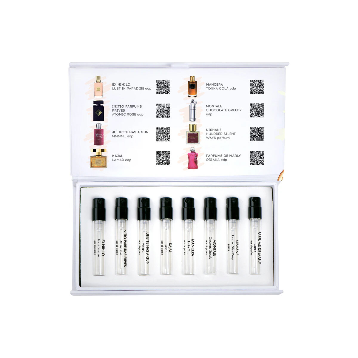 Набор парфюмов "The Best Perfumes" Aroma Box, 8 мини-флаконов по 1.5 мл