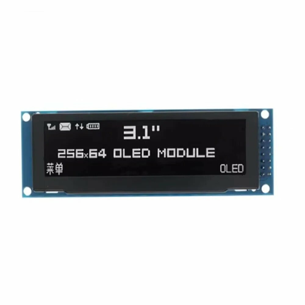 3,12-дюймовый OLED-дисплей 256x64 SSD1322 Драйвер Графический ЖК-модуль Белый
