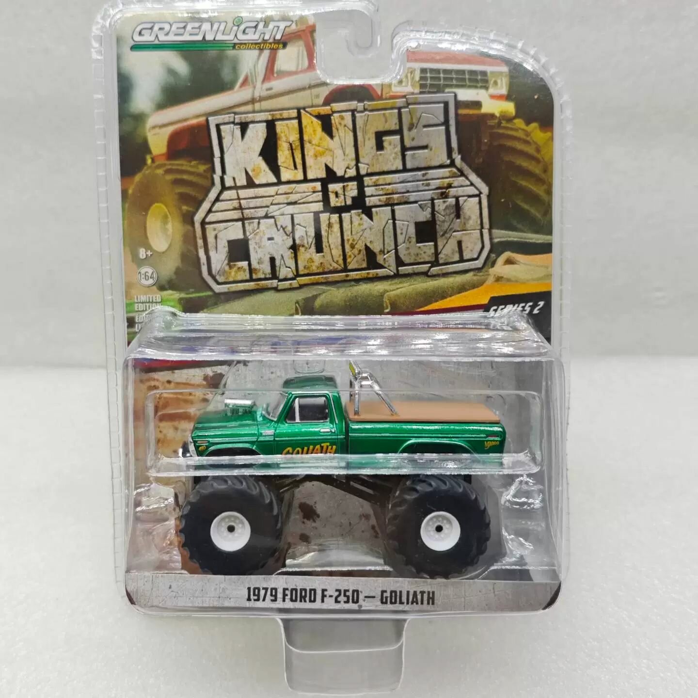 Машинка Green Light MODEL 1:64 1979 FORO F-250 GOLIATH Die-cast Alloy Model Collection Toy Children Gifts