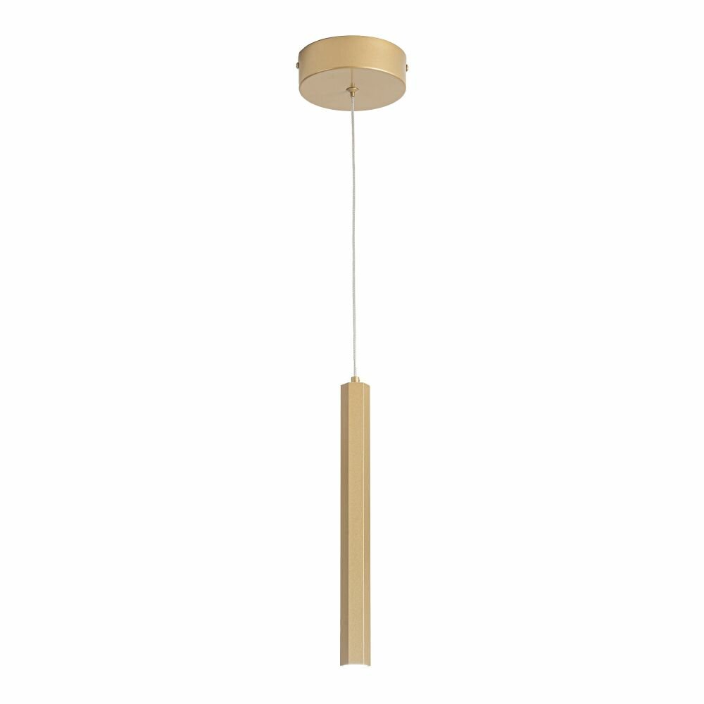 ST614.213.06 ST-Luce Светильник подвесной ST-Luce Золотистый/Золотистый LED 1*6W 4000K.