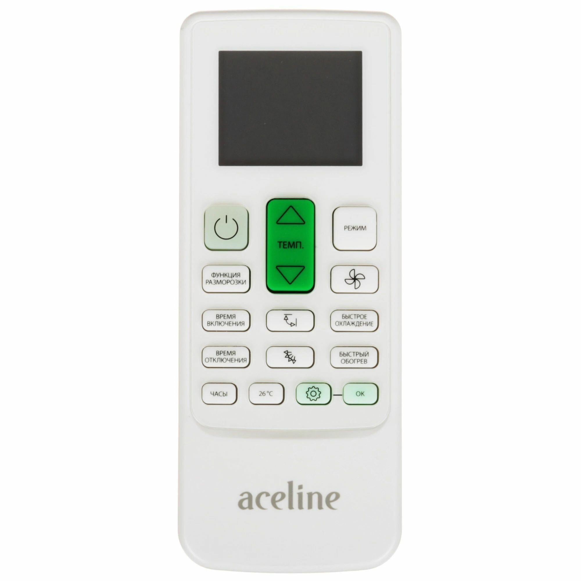 Пульт универсальный для кондиционера Aceline A2CR12 1000 in 1, питание 2хААА