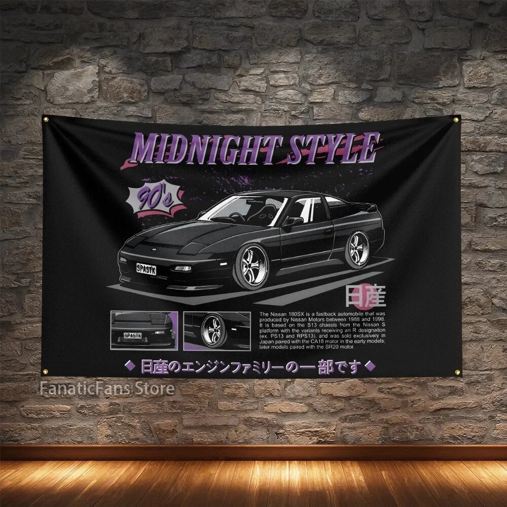 Флаг JDM Legend Speed из полиэстера 60x90cm, FF1271