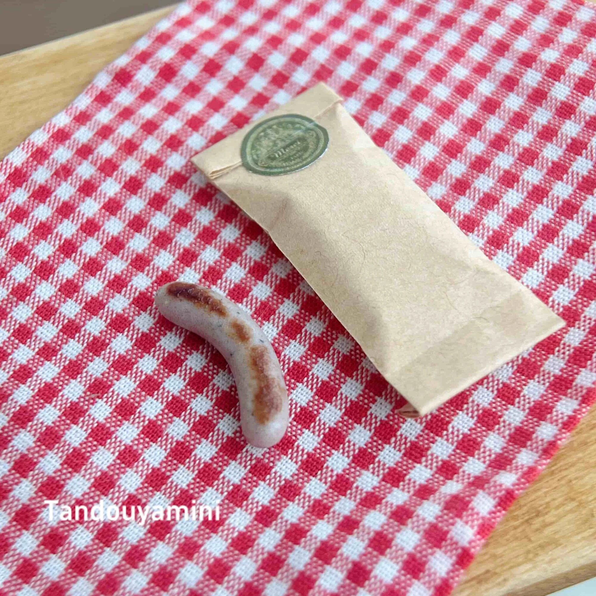Кукольная еда: жареная колбаса 1:6, Pepper-Packaging