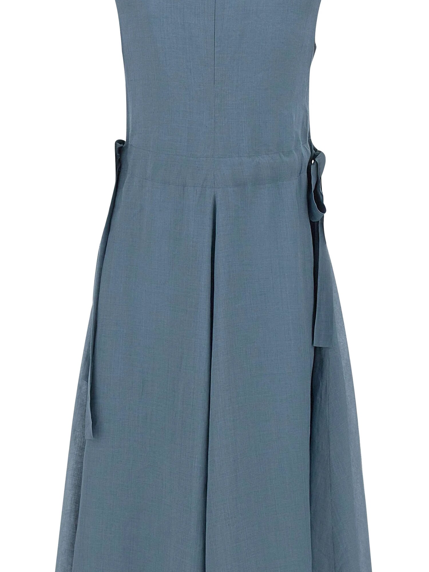 Платье Max Mara Drawstring sleeveless dress, размер 38, синий — фото 1