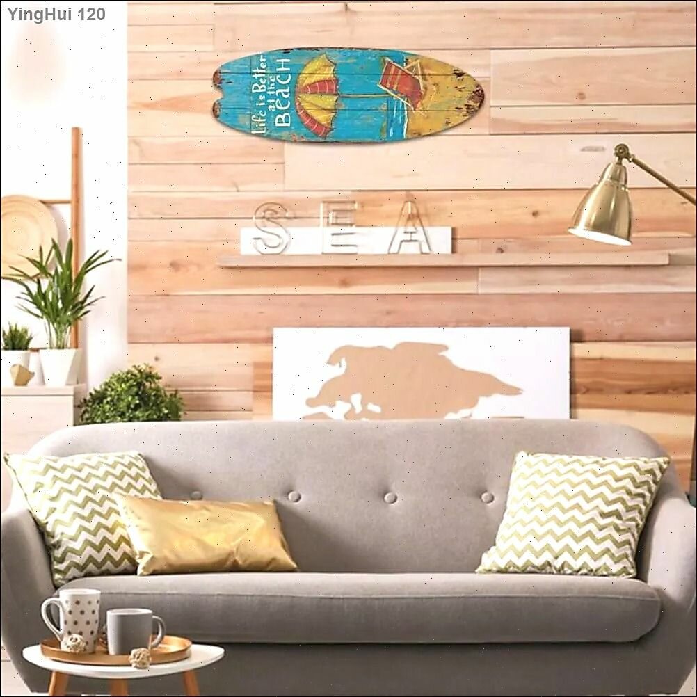 Деревянная доска для серфинга