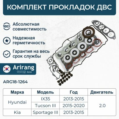 Комплект прокладок двигателя