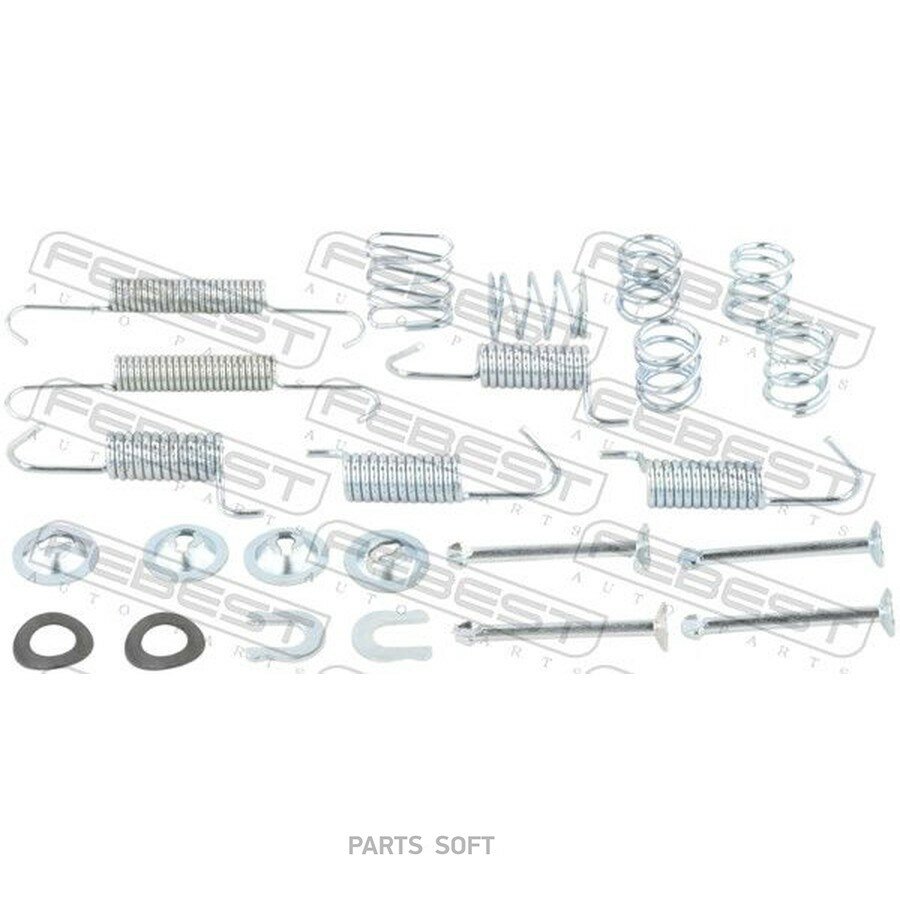 FEBEST 25044007RKIT Монтажный комплект барабанных колодок