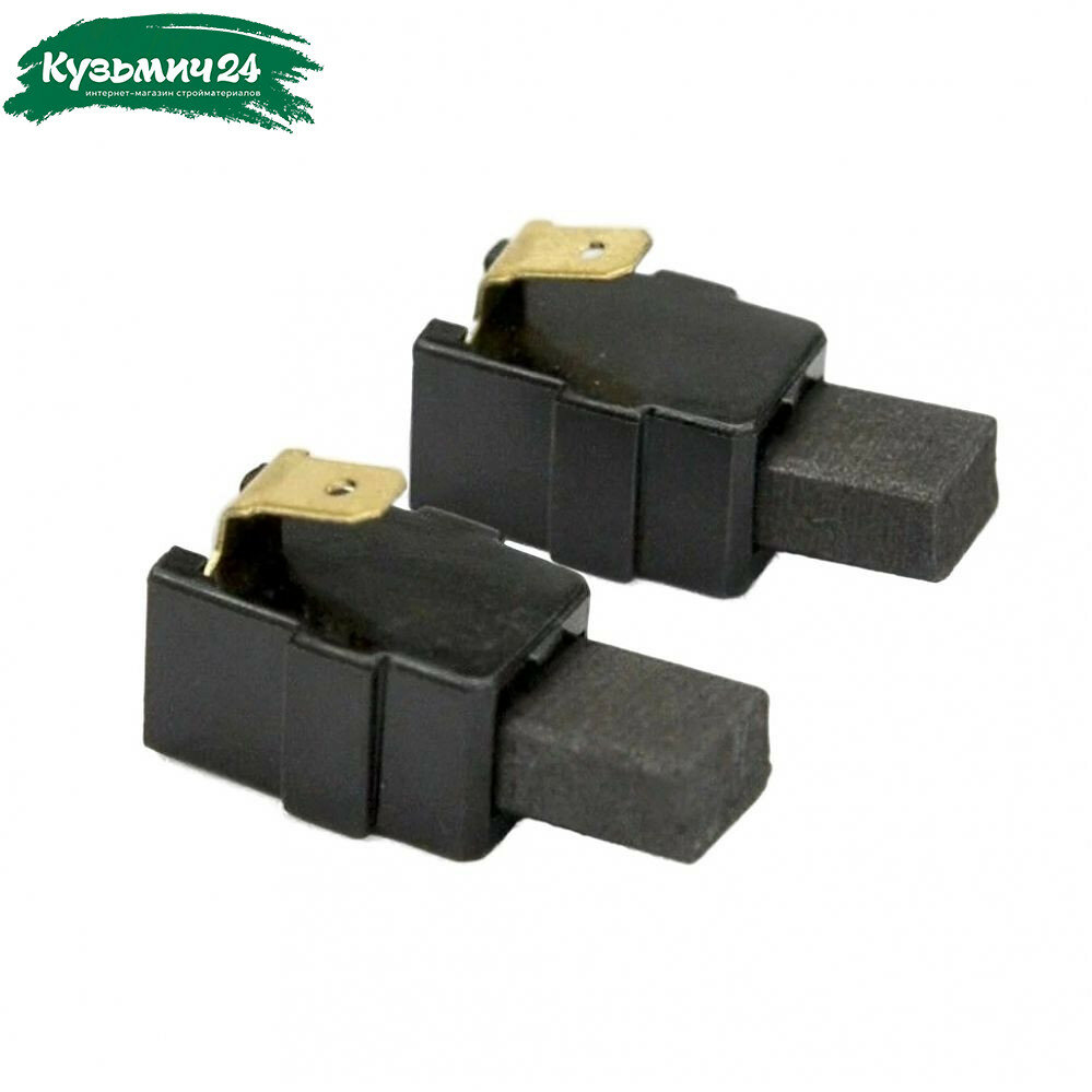 Щетки угольные Makita CB 415, 191950-1, графитовые, 6х8.9х8.7 мм, для УШМ, шуруповертов, дрелей