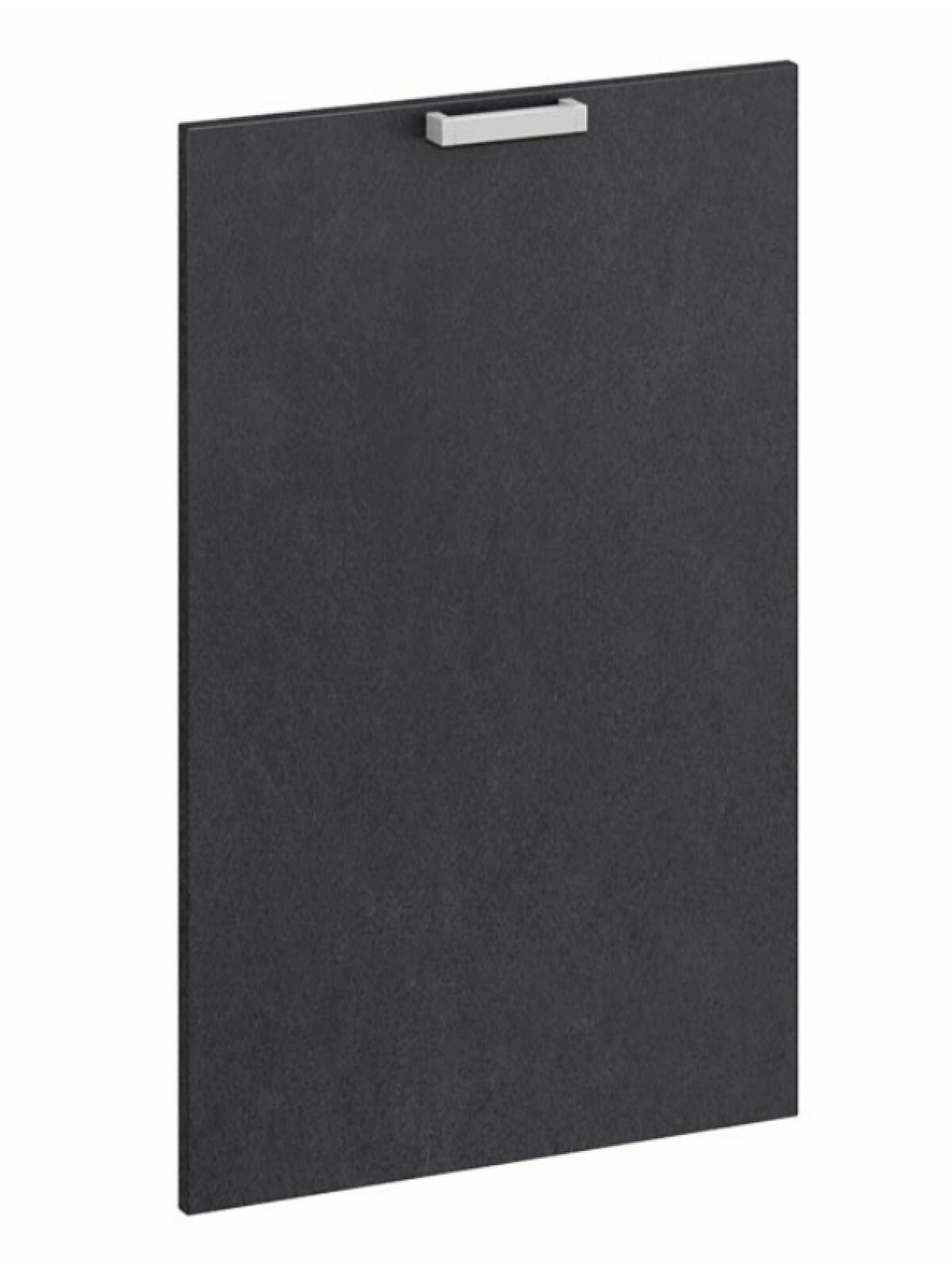 Фасад для посудомоечной машины 450 мм Ф-100 бетон черный (Бетон) Huge Mebel. Ширина 600. Кухонные фасады