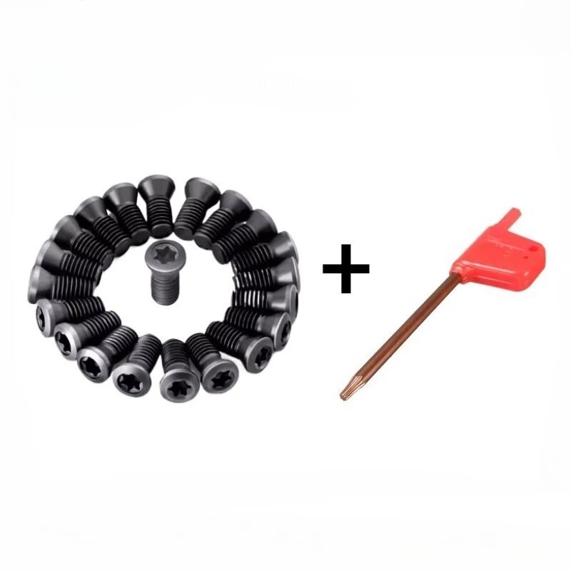 Винты Torx M1.6-M6 для токарных станков, 25 шт + ключ