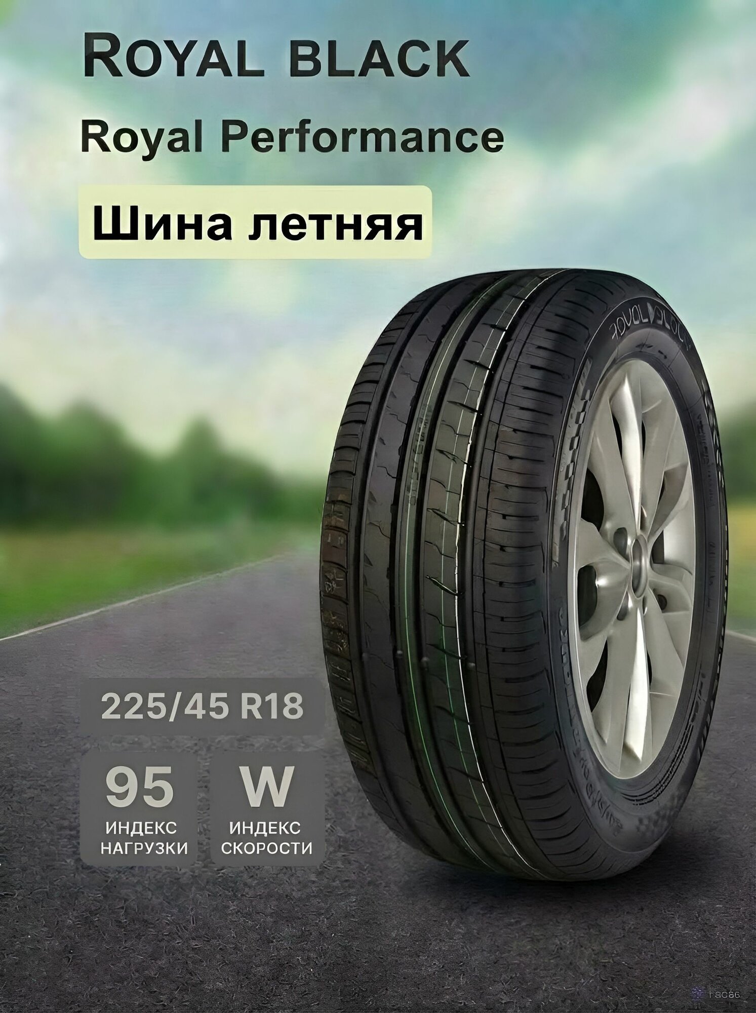 ROYAL BLACK Royal Performance Шины летние 225/45 R18 95W легковые