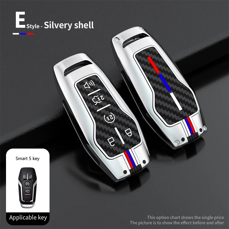 Чехол для ключей автомобиля, Silver Shell, Smart 5 key
