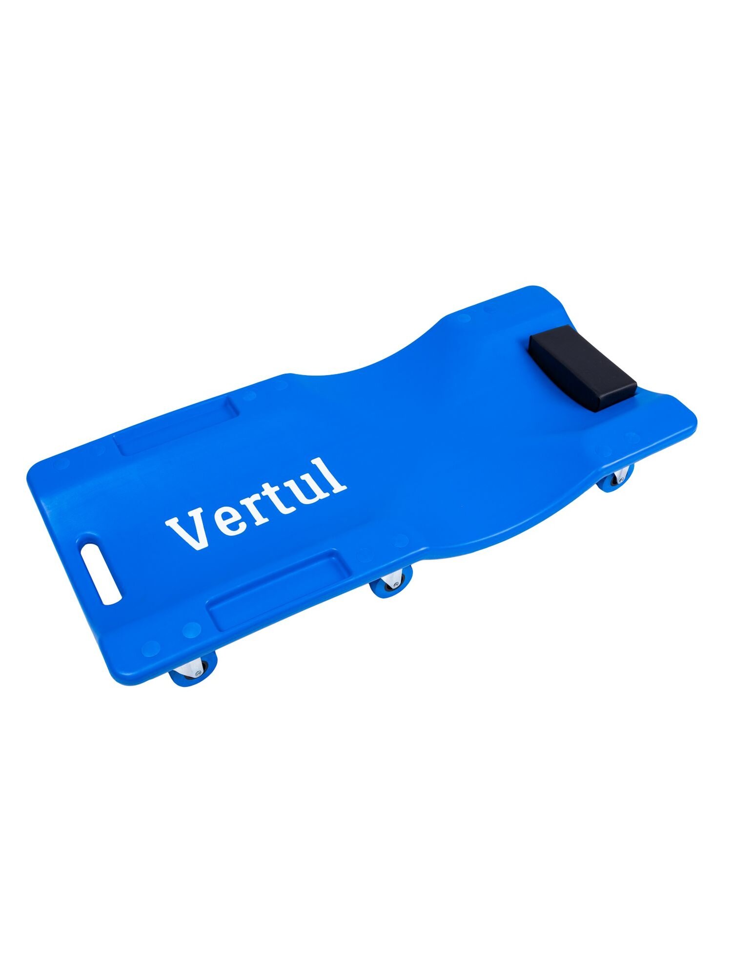 Лежак подкатной Vertul VR50328, ударопрочный пластик, 6 колес, анатомической формы