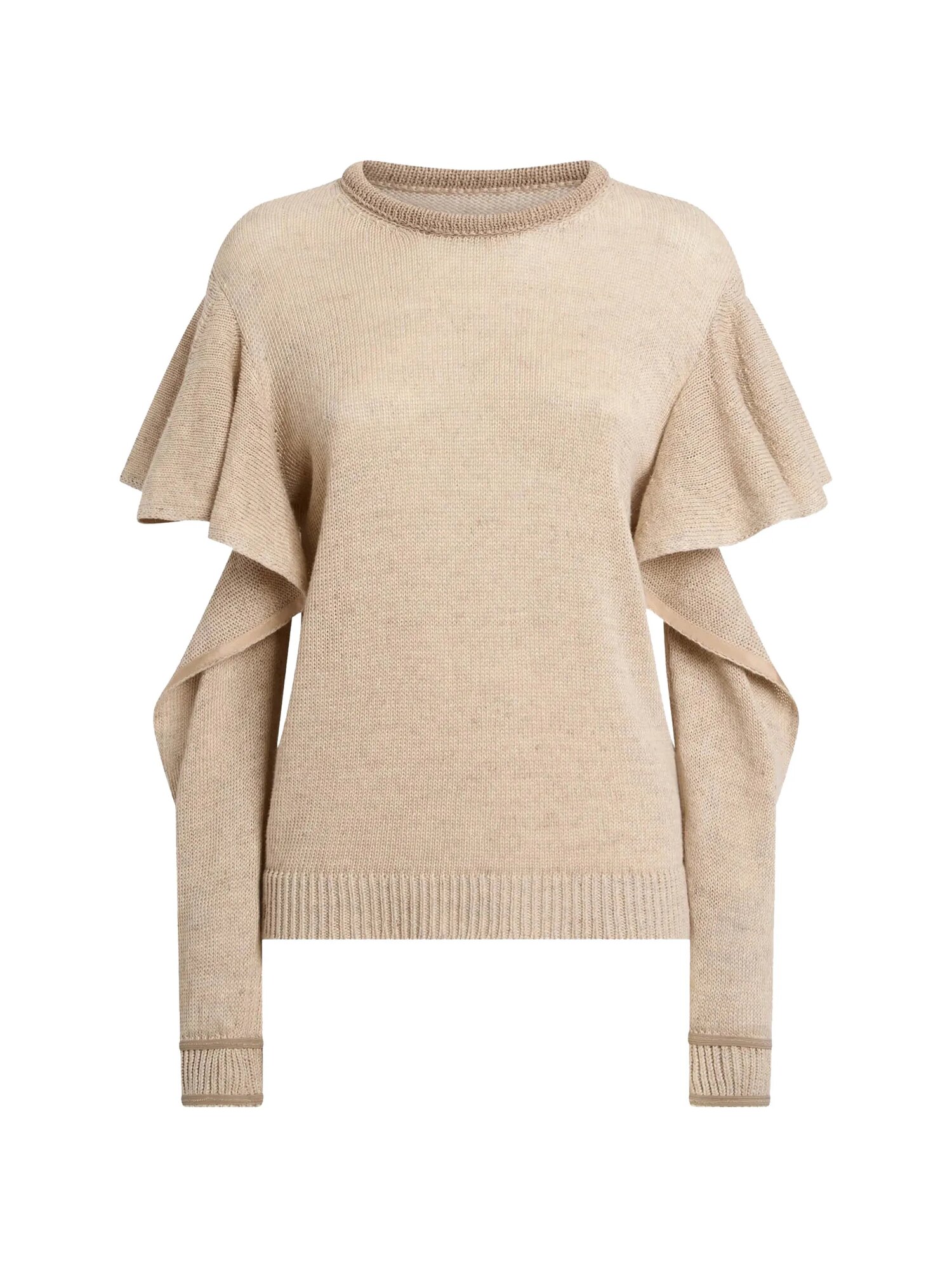 Джемпер MOSCHINO Ruffled-sleeves knitted jumper, размер 38