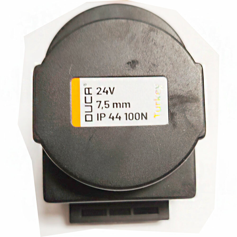 Сервопривод, мотор DUCA, 24 В, 7,5 мм, плоский черный тип JUNKERS Euromaxx, Euroline 8707406098