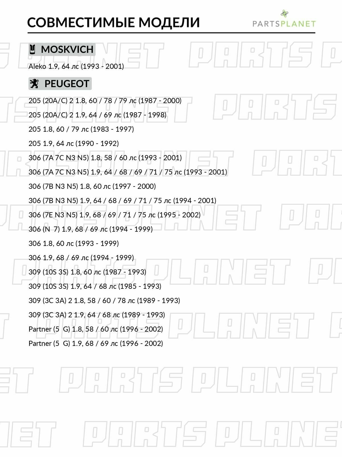 Фильтр воздушный, для Ситроен Берлинго, Ксара, ZX, Пежо 306, 309 2 арт 1457432154 BOSCH — фото 1