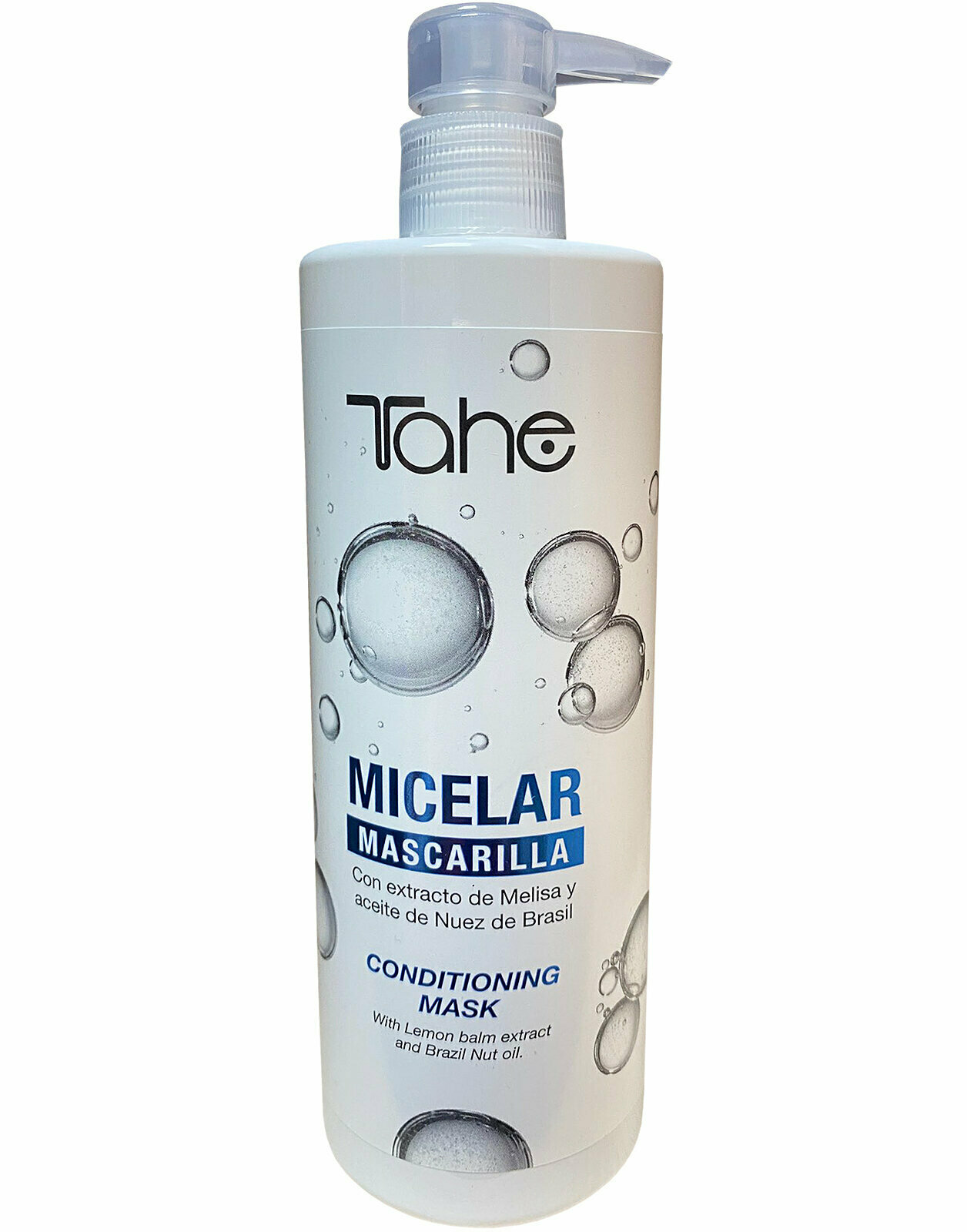 Tahe MICELAR MASK Мицеллярная питательная маска для волос с экстрактом лимона и маслом бразильского ореха 400 мл
