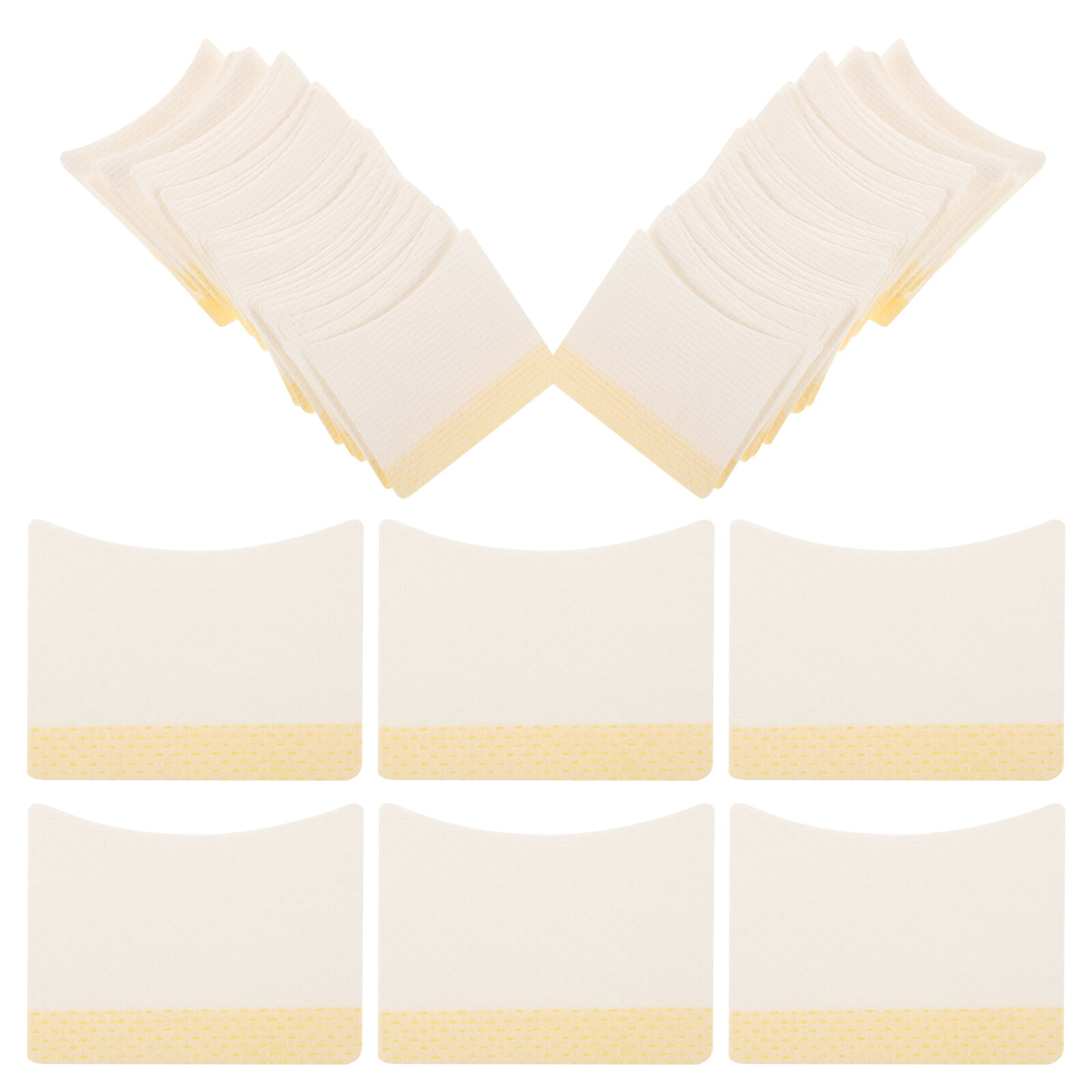 Хлопковые белые тейпы для наращивания ресниц, 200 штук, для женщин