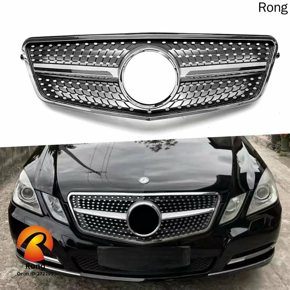 Решетка радиатора Mercedes E-Class W212 2009-2013 ABS