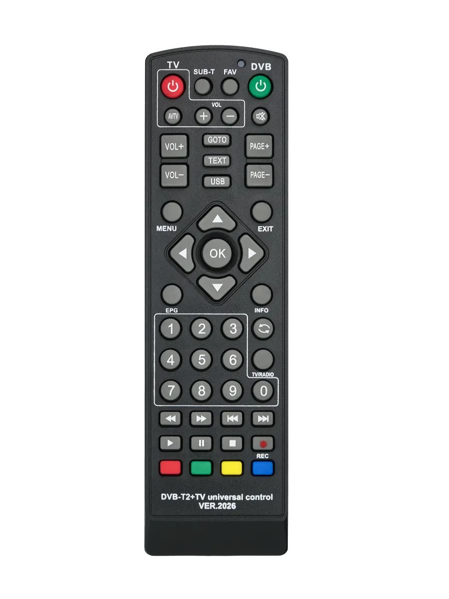 Универсальный пульт для приставок DVB-T2+TV ver.2026