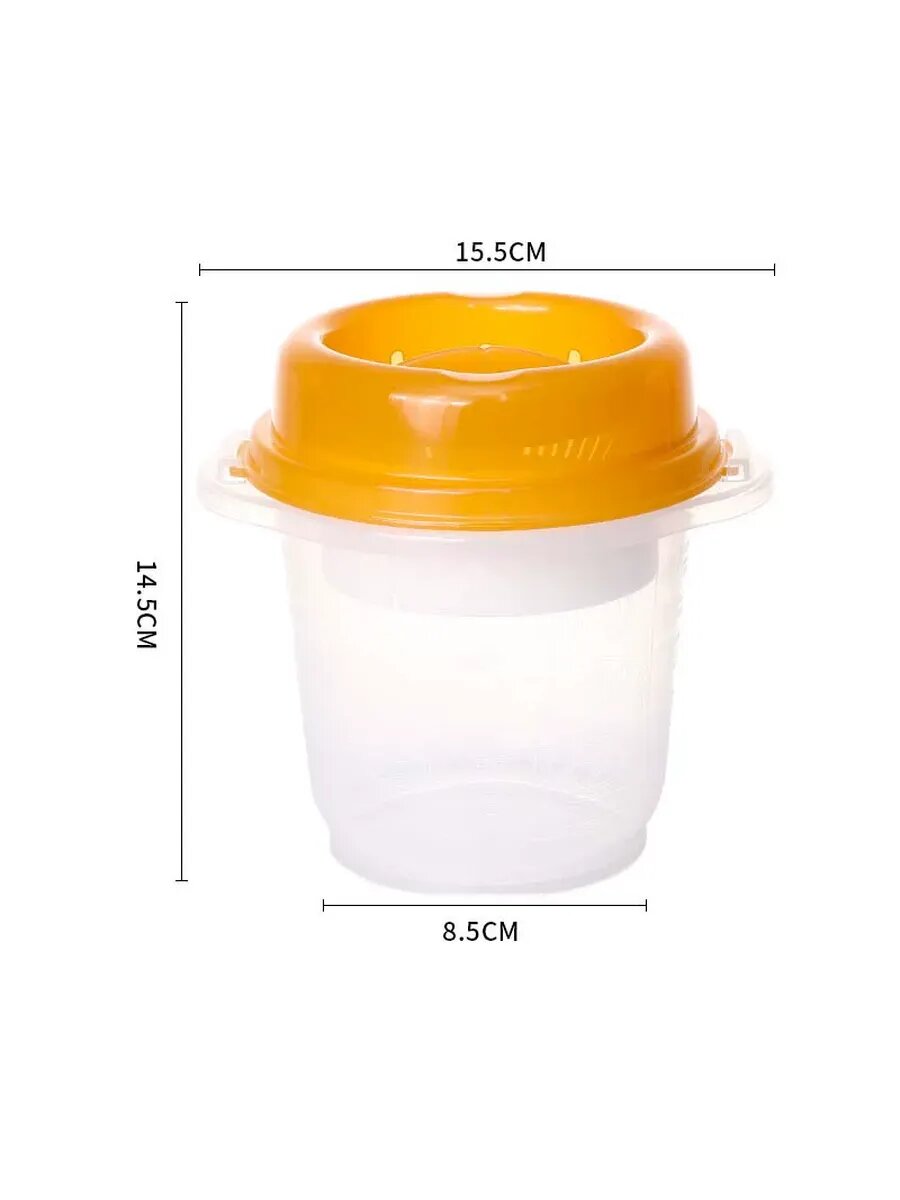 Японская миска Inomata для микроволновки, прозрачная