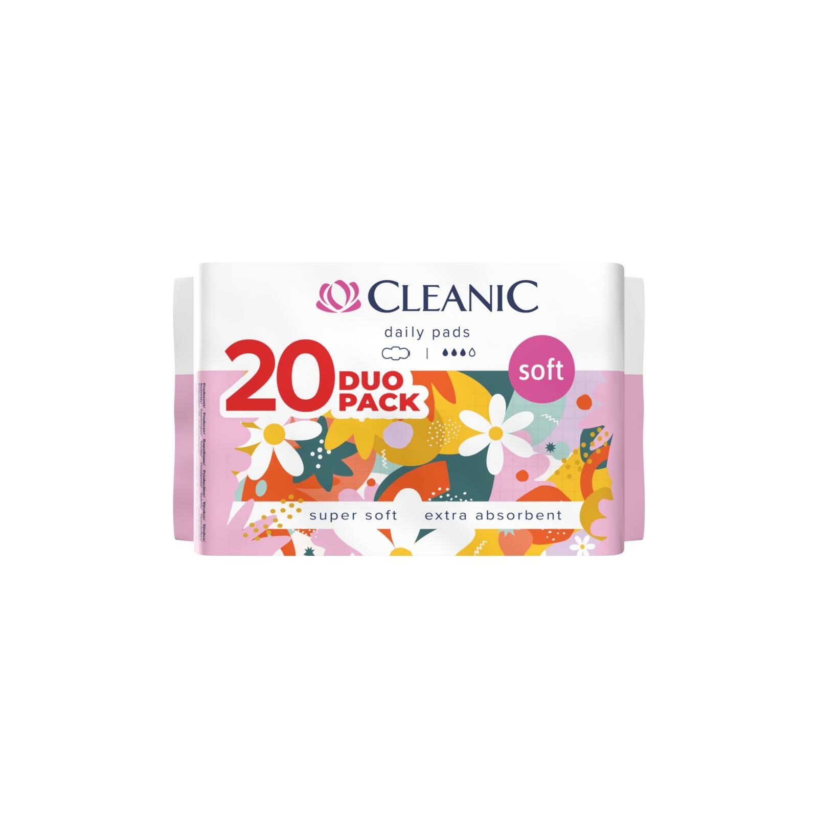 Прокладки CLEANIC Soft гигиенические, день 3, 20 шт