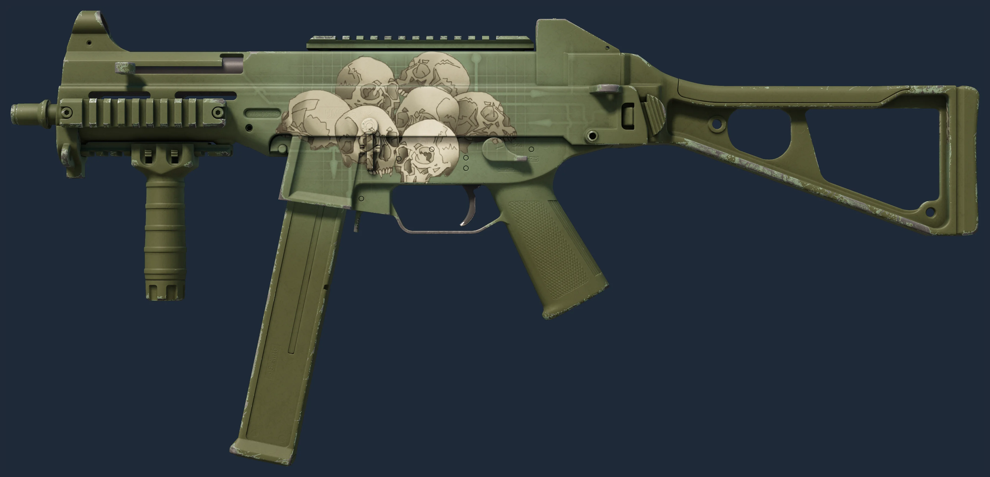 StatTrak™ UMP-45 | Груда костей (После полевых испытаний) Скины CS2 с быстрой автовыдачей steam trade