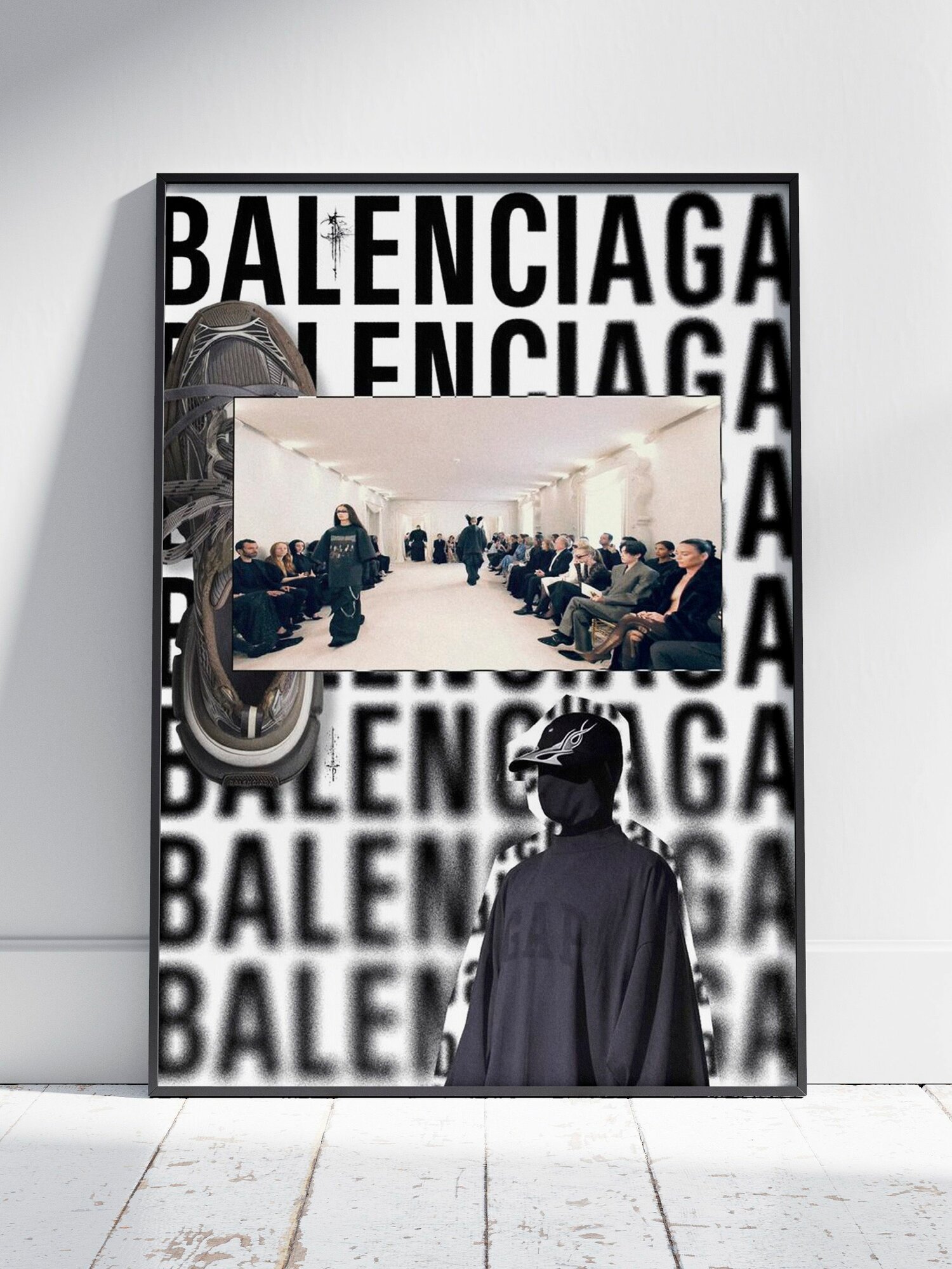 Плакат на стену для интерьера Баленсиага (Balenciaga 16) - Постер по модели, бренду и моде формата A4 (21x30 см)