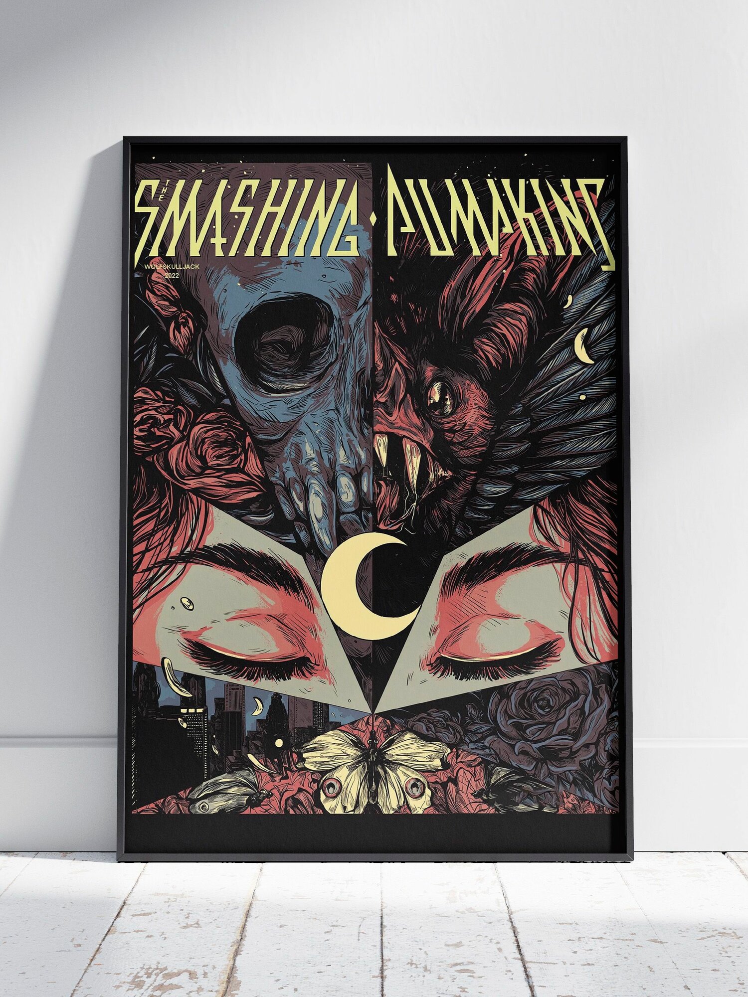 Плакат на стену для интерьера Смэшинг Пампкинс (Smashing Pumpkins 5) - Постер по музыке и артисту формата A4 (21x30 см)