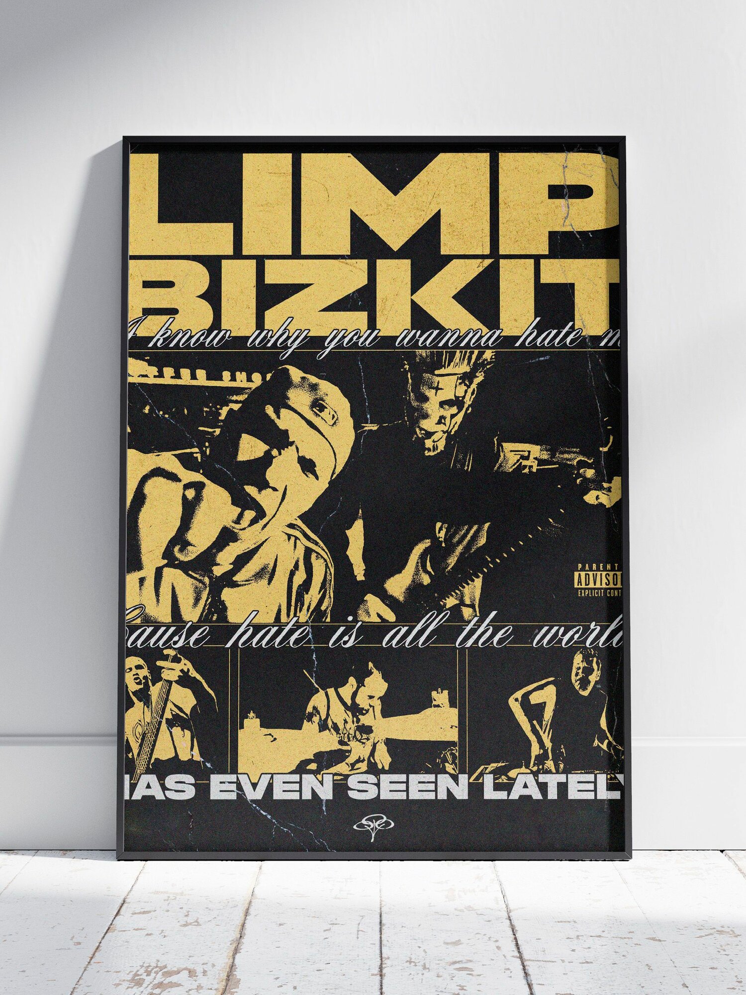 Плакат на стену для интерьера Лимп Бизкит (Limp Bizkit 2) - Постер по музыке и артисту формата A4 (21x30 см)
