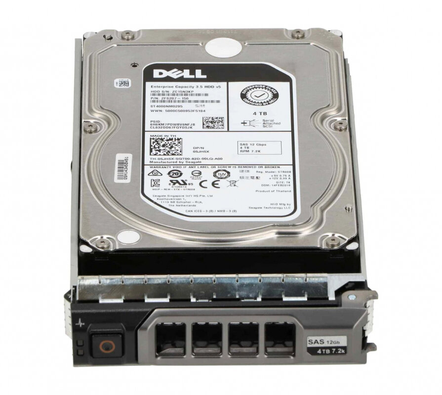 Жесткий диск Dell ST4000NM0295 4Tb SAS 7200 3,5" HDD