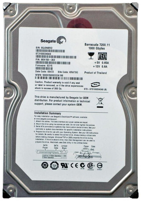 Жесткий диск Seagate 9BX158-303 1Tb SATAII 3,5" HDD